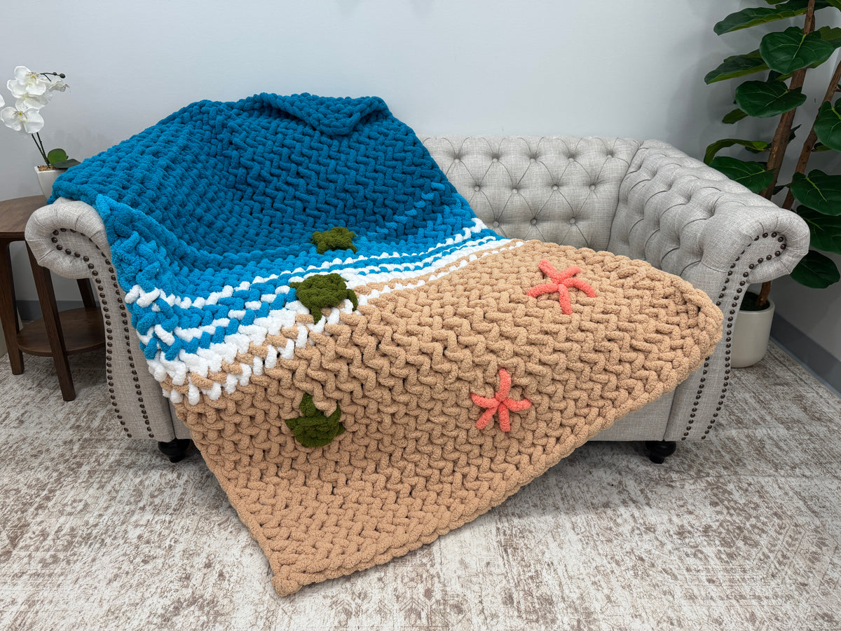 DIY Knit Kit, Beach lanket – BeCozi