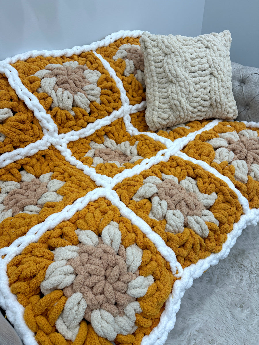 Granny Square Blanket, Video Tutorial – BeCozi