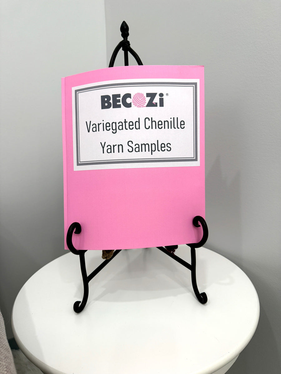 Variegated Chenille Yarn Color Card – BeCozi