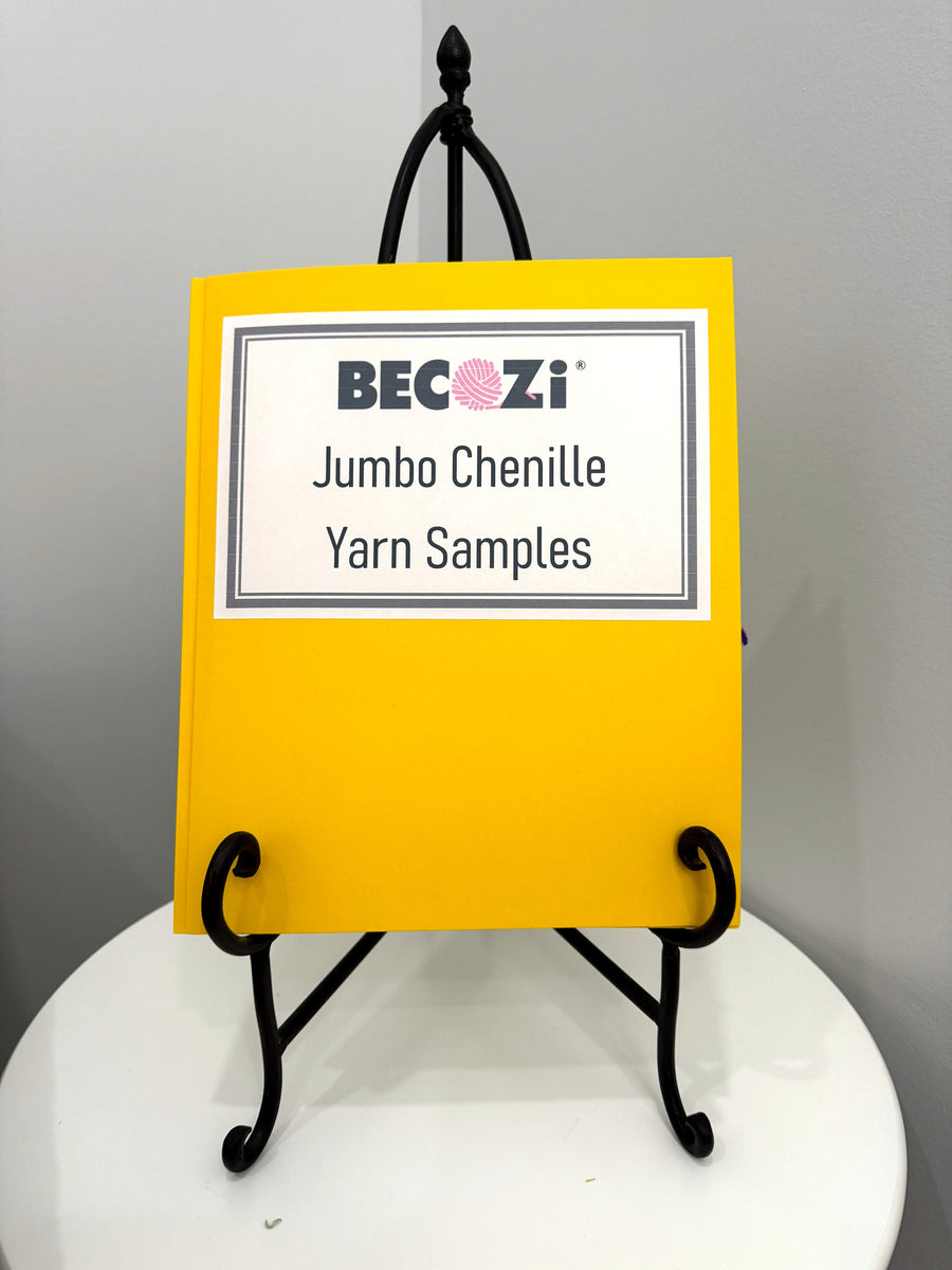 Jumbo Chenille Yarn Color Card – BeCozi