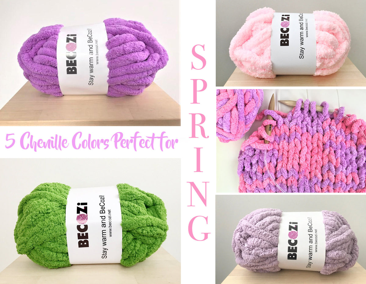 5 Chenille Colors Perfect for Spring – BeCozi