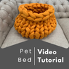 Cat Bed, Video Tutorial – BeCozi