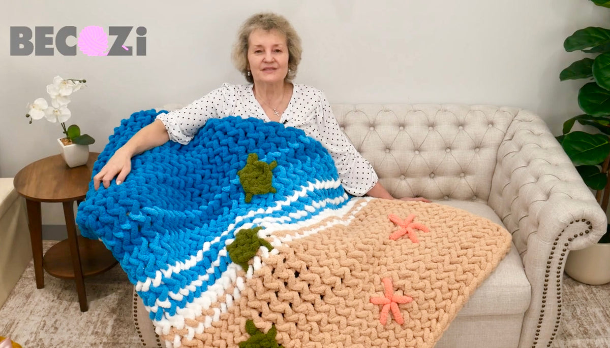 Add a Turtle to a Beach blanket – BeCozi