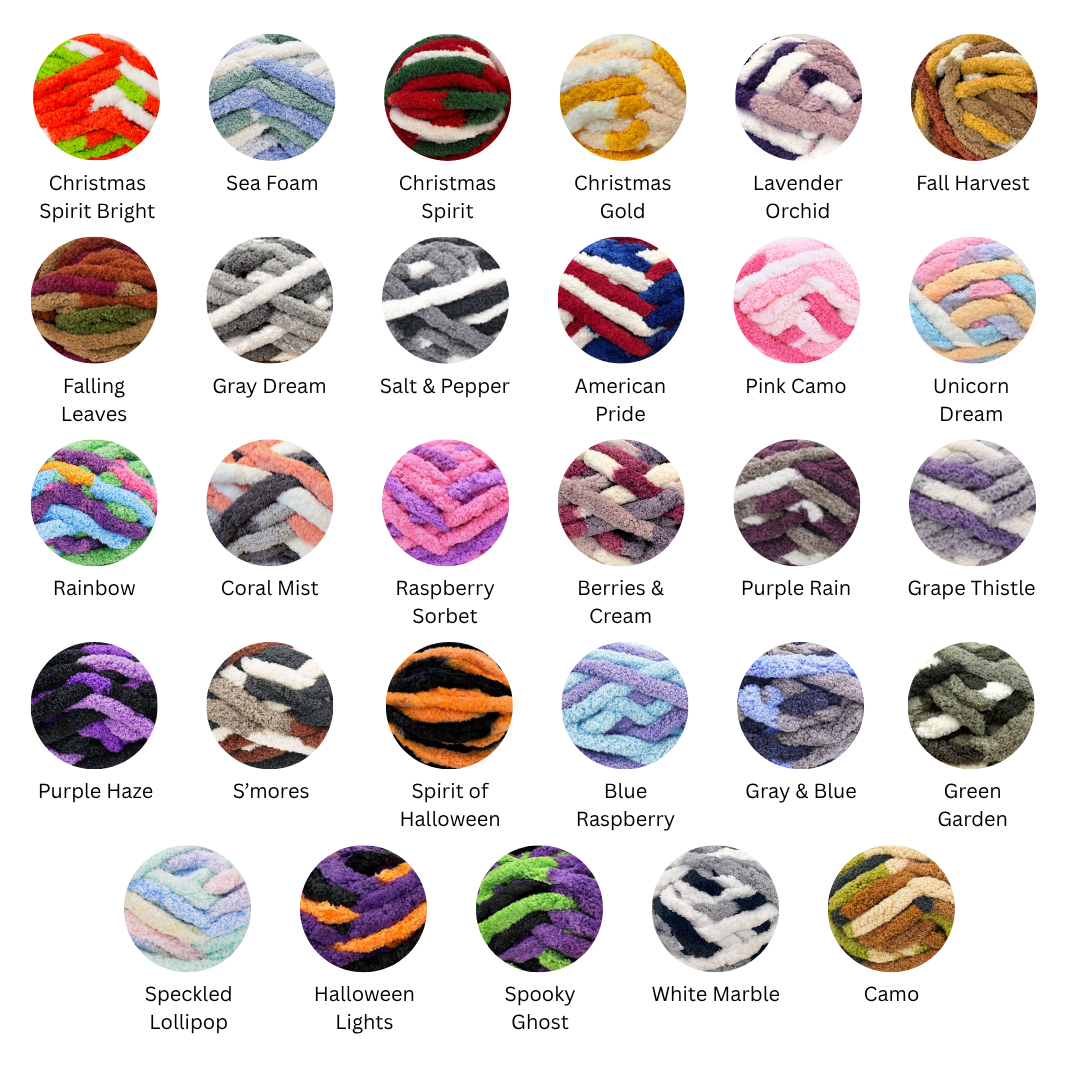 BeCozi Chunky Chenille Yarn
