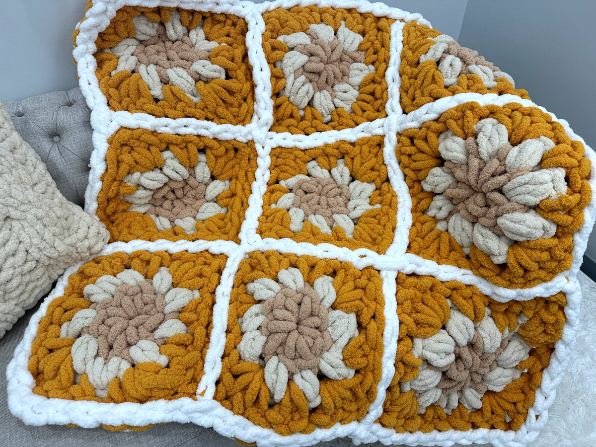 Granny Square Blanket, Video Tutorial – BeCozi