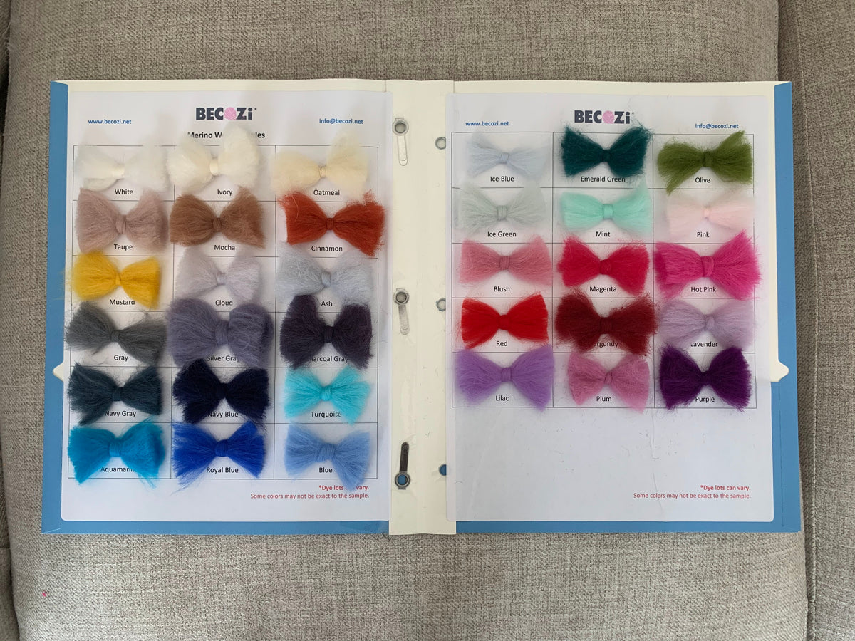 Merino Wool Color Card – BeCozi